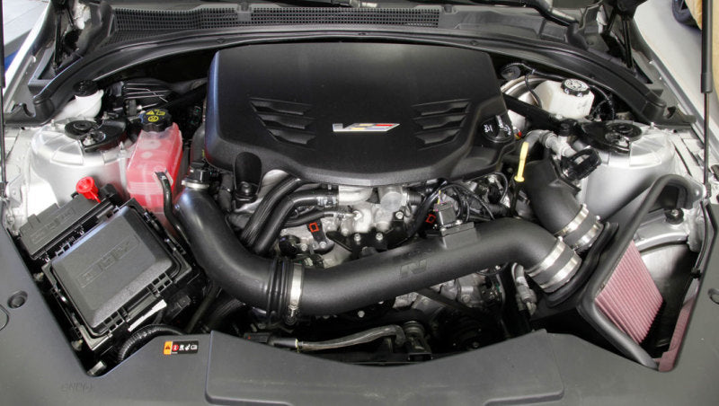 K&N 16-17 Cadillac ATS-V 3.6L V6 Twin Turbo Performance Intake Kit ...